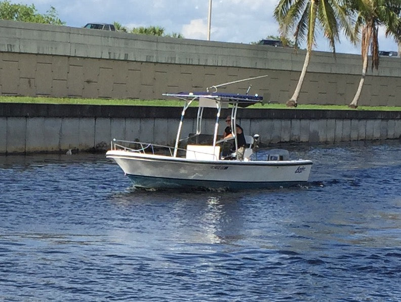 1977 Angler 22' bay boat restoration (week 1) – Elevation Marine ...